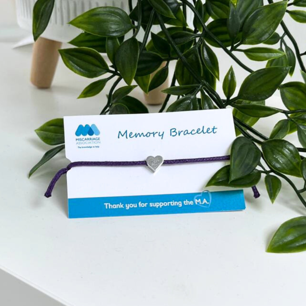 Memory Bracelet (Purple) - The Miscarriage Association