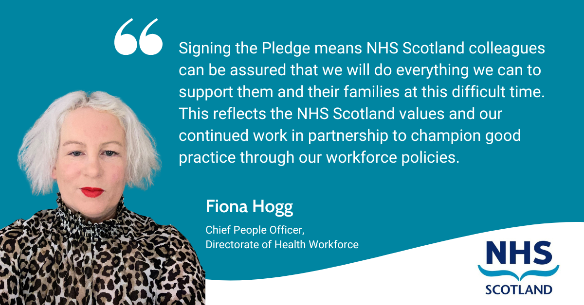 NHS Scotland signs our Pregnancy Loss Pledge - The Miscarriage Association